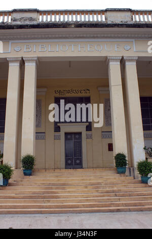 Cambodia, Phnom Penh, National Library Stock Photo - Alamy