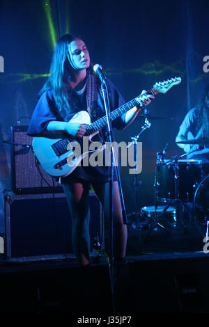Sydney, Australia. 2 May 2017. Ruby Fields performs at the Neuw denim Stock Photo: 139651389 - Alamy