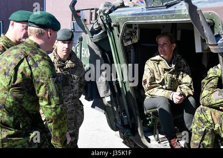 Tapa, Tapa Army Base in northern Estonia. 3rd May, 2017. Sophie Stock ...