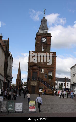 Exterior of Midsteeple Dumfries Scotland September 2009 Stock Photo - Alamy