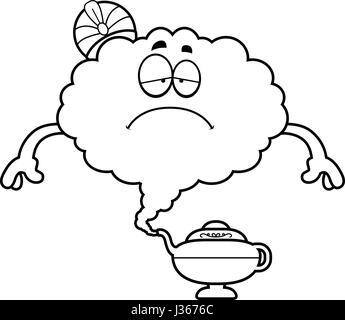 A cartoon illustration of a genie looking sad Stock Vector Image & Art ...