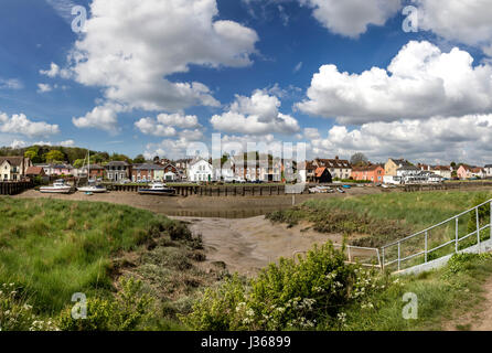 ROWHEDGE, VILLAGE NEAR COLCHESTER, AS VIEWED ACROSS THE RIVER COLNE ...