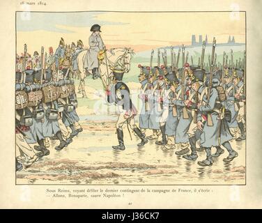 1814 Campaign in France (Napoleon and his staff returning from Stock ...