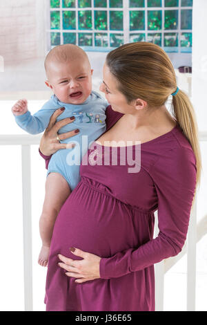 CLOSELY SPACED PREGNANCIES Stock Photo - Alamy