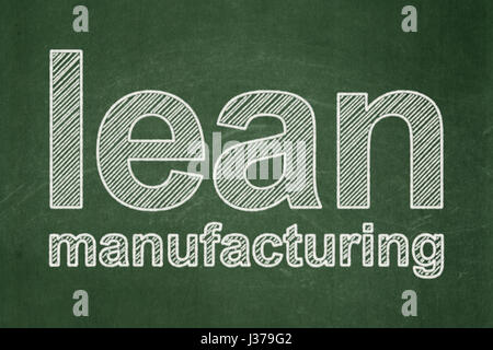Industry concept: Lean Manufacturing on computer keyboard background ...
