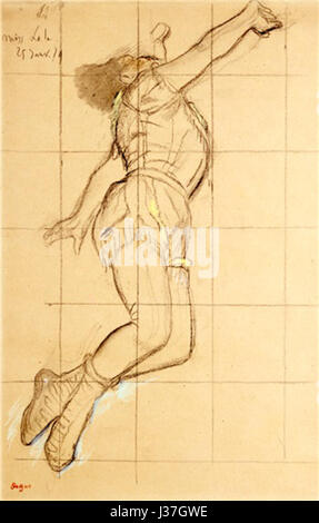 Edgar Degas, renowned French artist, is best known for his works ...
