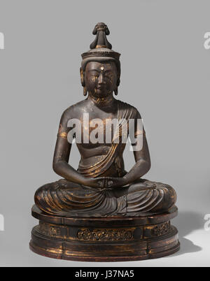 *Amida Nyorai* is a Buddhist sculpture housed at the Nezu Museum, Japan ...
