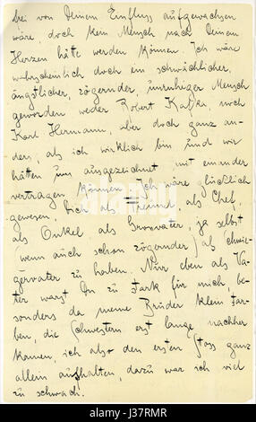 'De Kafka Brief an den Vater' refers to Franz Kafka's famous letter to ...