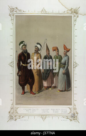 Period costumes of Ottoman Empire 19th Century, Women from Damascus ...