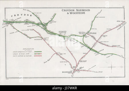Croydon, Norwood & Woodside RJD 53 Stock Photo - Alamy