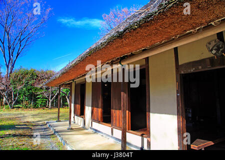 Edo Period Farm House at Open-Air Folk Museum in Fuchu Tokyo Japan ...