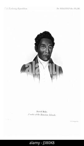 David Malo. A native of the Hawaiian Islands Stock Photo - Alamy