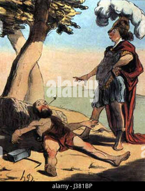 This artwork depicts the famous moment in ancient Greek history when ...