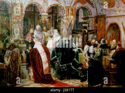 Deprivation of the cloth of patriarch Nikon Stock Photo - Alamy