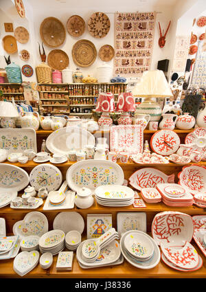 Casa dell'artigianato, Sardinian handicrafts shop, Dorgali, Sardinia ...
