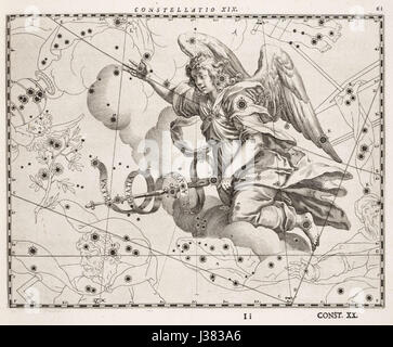Coelum Stellatum Christianum 2 is a celestial chart that illustrates ...