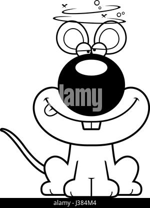 Vector illustration of Cartoon Rat dizzy Stock Vector Image & Art - Alamy