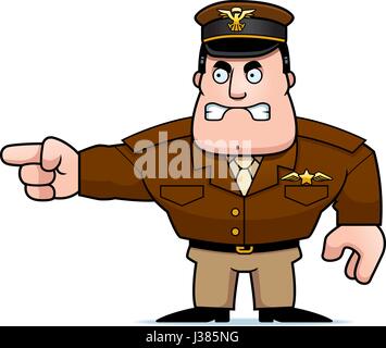 Pointing Soldier Cartoon Stock Vector Image & Art - Alamy