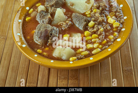 Sagamite - Native American stew made from hominy or Indian corn ...