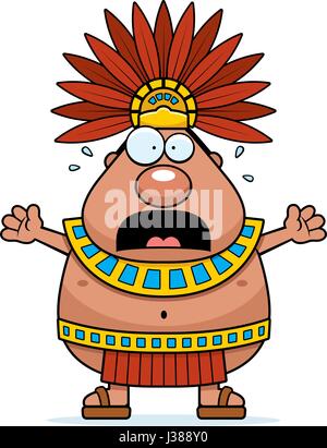 A cartoon illustration of a king looking scared Stock Vector Image ...