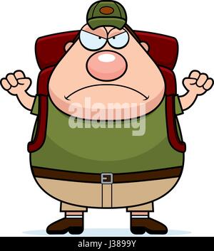 A cartoon hiker man looking angry Stock Vector Image & Art - Alamy