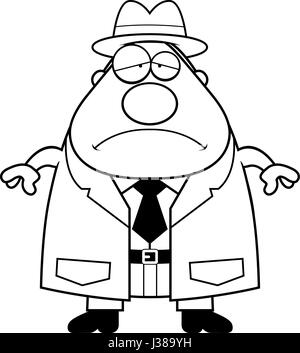 A cartoon detective looking sad Stock Vector Image & Art - Alamy