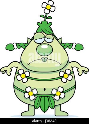 A cartoon illustration of a tree looking sad Stock Vector Image & Art ...