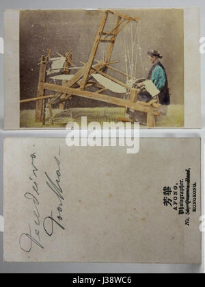 Chinese weaver woman by Afong Stock Photo - Alamy