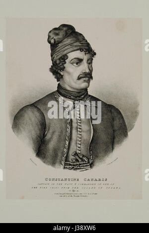 Constantine Canaris Captain of the Navy & Commander of one of the Fire ...