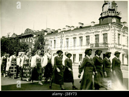 The 'Dainu Svente' (Song Festival) of 1937 in Kaunas, Lithuania, was a ...