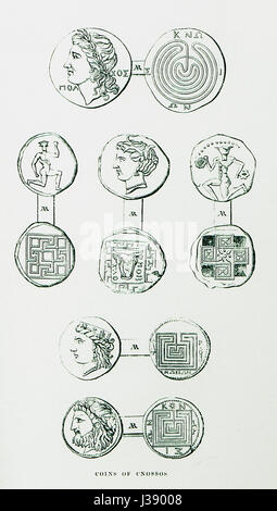 Coins of Knossos - Pashley Robert - 1837 Stock Photo - Alamy