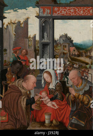 De aanbidding van de koningen Stock Photo - Alamy