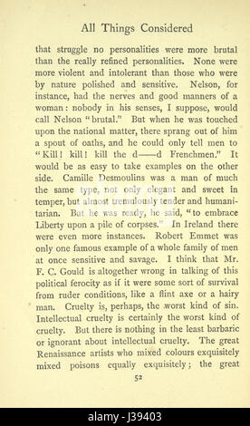 Chesterton - All Things Considered, p. 052 Stock Photo - Alamy