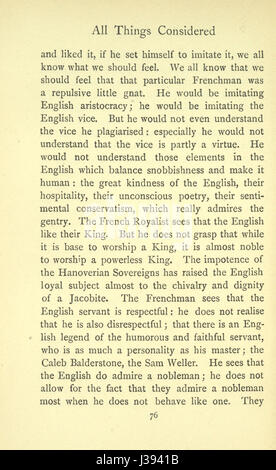 Chesterton - All Things Considered, p. 076 Stock Photo - Alamy