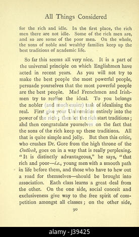 Chesterton - All Things Considered, p. 090 Stock Photo - Alamy