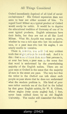 Chesterton - All Things Considered, p. 092 Stock Photo - Alamy