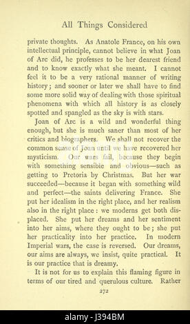 Chesterton - All Things Considered, p. 272 Stock Photo - Alamy