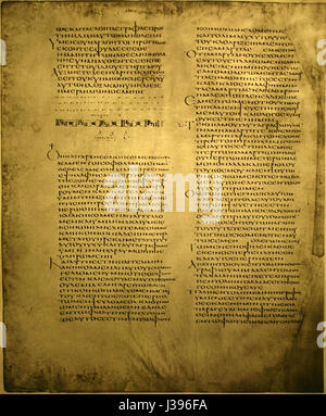 The Codex Alexandrinus is an ancient Greek manuscript containing a list ...