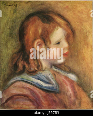 Renoir Pierre-Auguste - Portrait of Coco Stock Photo - Alamy