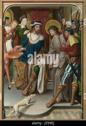 Jesus Christ before Pontius Pilate Stock Photo - Alamy