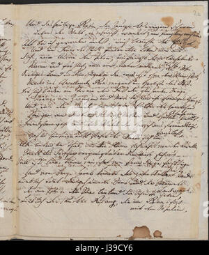 Der Wanderer Manuskript 4 Stock Photo - Alamy