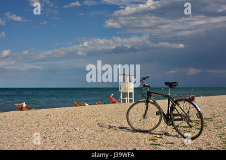 Fano Beach, Le Marche, Italy, Adriatic Coast Stock Photo - Alamy