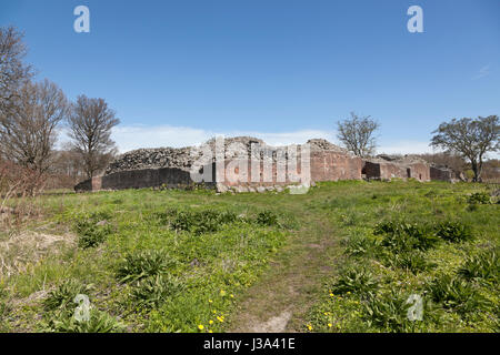 The Gurre Castle Ruin, a Royal castle from the 12th century in North ...