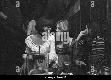 Toni Netzle at the 10th anniversary of the Alter Simpl, Munich 1970 ...