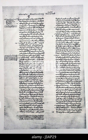 The 'Codex Parisinus Graecus 1807' contains the beginning of ...