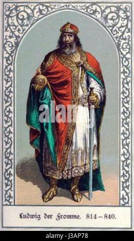 'Die deutschen Kaiser Ludwig der Deutsche' refers to a historical text ...