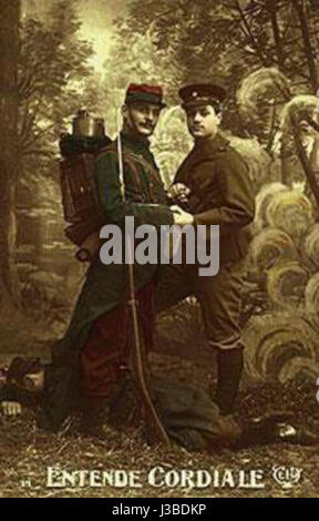 Entente Cordiale (1904), Anglo-French agreement which ended a number of ...
