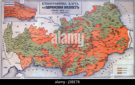 An illustration of the map of ancient Thrace Stock Photo - Alamy