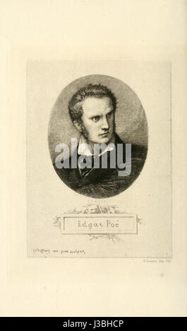 This portrait of Edgar Allan Poe captures the renowned American writer ...
