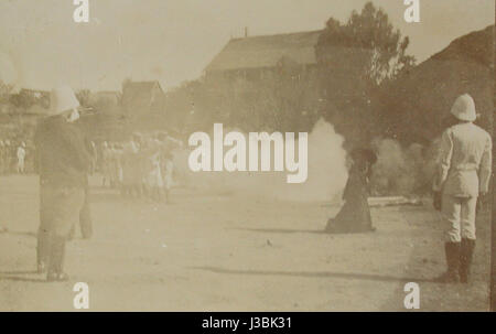 Execution of Rainandriamampandry and Ratsimamanga, Madagascar, 1896 ...